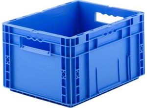 4052939299877 - Euro Box Serie MF 4220 aus PP Inhalt 197 L Durchfassgriff blau