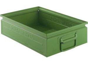 8697837516129 - Select Stapelbox 16 l 100 kg L 483 x B 307 x H 120 mm Stahl RAL 6011 (resadagrün)