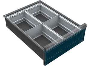 4250510889268 - Schubladenunterteilung 4 Fächer 150-240 mm