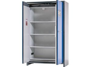 4054923265530 - Asecos Akku-Lagerschrank ION-CORE-90 CS 1200 4 Fachböden gelocht + 1 Bodenauffangwanne B 1193 x T 615 x H 1953 mm