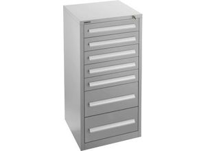 4051273046925 - Select Schubladenschrank SF 70 7 Schübe weißaluminium RAL 9006 weißaluminium RAL 9006