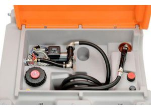 4052886363201 - Mobile Tankstelle Basic Elektrompumpe Cematic Duo 24 12 V Dieseltank 980 l B 1270 x T 1070 x H 1120 mm