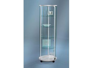 4260222862015 - Stand-Präsentationsvitrine Forum R55 rund ø 550 x H 1720 mm