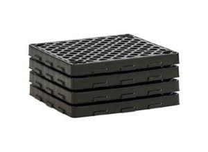 4052886429600 - PE-Gitterroste für PE-Palettenauffangwannen CEMO 220 4 und 400 4 B 600 x T 600 x H 70 mm 4 Stück