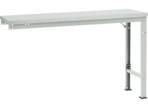 4045916001259 - Ansatztisch UNIVERSAL Spezial 1500 x 800 mm Kunststoff lichtgrau lichtgrau