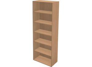 4251898807561 - Genius Regal TETRIS WALL 6 Ordnerhöhen B 800 x T 420 x H 2250 mm Buche-Dekor