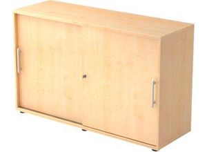 4032062024904 - HAMMERBACHER Schiebetürenschrank Prokura V1752S 3 3 RE ahorn 1 Fachboden 1200 x 400 x 748 cm