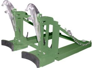 4052462055162 - Fasslifter RS-II D 91 für Stapler 2 x 110 bis 200-l-Deckelfässer L 1285 x B 940 x H 810 mm bis 1600 kg Stahl Resedagrün