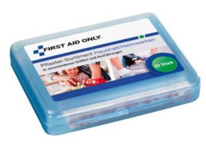 4027521516748 - Pflastersortiment First Aid Only 22-teilig für Haushalt und Heimwerken in wiederverschließbarer Box
