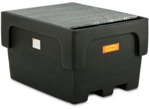 4052886369975 - PE-Auffangwanne für Tankcontainer IBC KTC für 1 x IBC KTC mit Stahlgitterrost CEMO