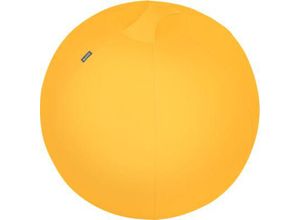 4002432129522 - Sitzball Ergo Cosy Stärkung der Rücken- und Rumpfmuskulatur Stoffüberzug ⌀ 650 mm gelb