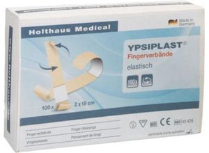 4005058404288 - Fingerverband YPSIPLAST® 100 Stück 20 x 180 mm für hohe mechanische Bewegung elastisch hautfarbenes Gewebe