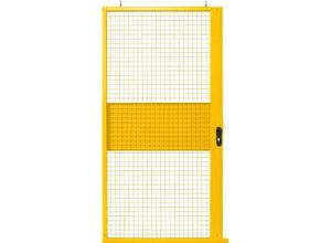 4052941830877 - Schiebetür für Gittertrennwandsystem B 1110 x H 2110 mm gelb