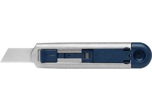 4002632802362 - Sicherheitsmesser Secunorm Profi40 MDP ergonomisch metalldetektierbar L 143 x B 17 x H 31 mm rostfreier Stahl Aluminium Kunststoff blau