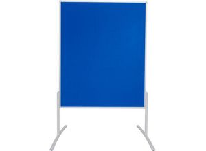 4016946207829 - Moderationstafel Pro Line Hoch- & Querformat beidseitig verwendbar B 1200 x H 1500 mm Filzoberfläche blau