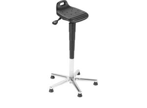 4260046923930 - Stehhilfe Assistent Futura AF2-PU2 schwarz Fußkreuz aus Aluminium