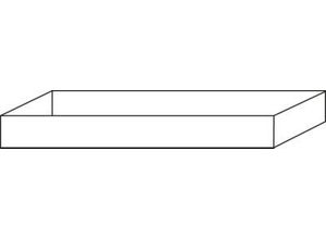 4250101188169 - Bodenauffangwanne Abz für asecos Sicherheitsschränke der Q30 Q90 und S90 Serie Polypropylen grau B 1049 x T 505 x H 116 mm 33 l