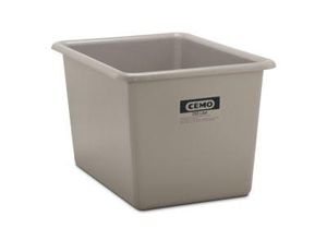 4052886102749 - Großbehälter aus GfK Inhalt 700 l LxBxH 1320 x 970 x 800 mm grau CEMO