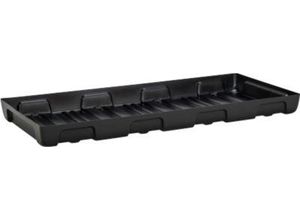 4052886453360 - Auffangwanne für Kleingebinde 13 6 Volumen 44 l für Regalfachmaß 1300 x 600 mm ohne Gitterrost mit Zulassung stapelbar Polyethylen schwarz