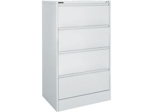 4051273511607 - SchÃ¤fer Shop Select HÃ¤ngeregistraturschrank MS iCONOMY offener Rahmen B 780 x T 580 x H 1350 mm lichtgrau RAL 7035
