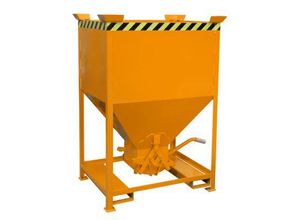 4052462052666 - Silobehälter Typ SG 600 Einfahrtaschen Inhalt 600 Liter orange RAL 2000
