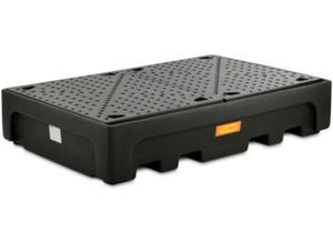 4052886370087 - PE-Auffangwanne für Tankcontainer IBC KTC für 2 x IBC KTC mit PE-Lochplatte CEMO