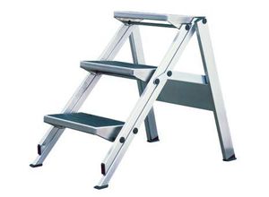 4009199810236 - Klapptreppe aluminium 3 Stufen