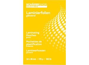 4250504552567 - Select Laminierfolien 54 x 86 mm für Kreditkarten 125 mic 100 Stück