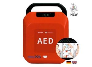 4262483650493 - Defibrillator MedX5 HeartSave YA automatische Schockabgabe Sprachausgabe DE EN LCD-Anzeige IP55 mit HLW-Feedback-Sensor