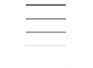 4052941929939 - Fachbodenregal SSI Schäfer R3000 Anbauregal T 300 mm Fachlast 150 kg