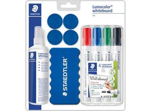 4007817613955 - Lumocolor whiteboard set 613 S - Zubehörset - Blau - Weiß - 125 ml - Tafelreinigungsflüssigkeit - Tafelmagnet - Tafelmarker (613 S)