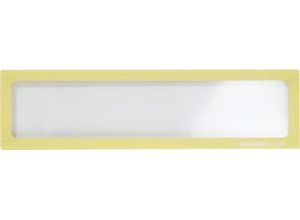 4251898802375 - Select Magnetrahmen für Überschriften im A5 Querformat A4 Hochformat UV-beständige PET-Folie gelb 4 Stück