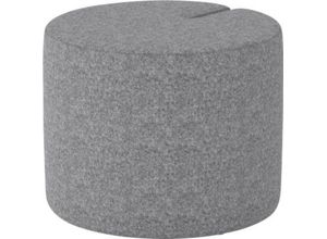 5901747148282 - NowyStyl Sitzpouf TriPly S modular Silvertex-Stoff ø 55 cm grau