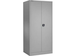 4051273644596 - Select Materialschrank MSI 2509 S verstärkte Ausführung bis 100 kg Fachboden B 950 x T 500 x H 1935 mm weißaluminium weißaluminium