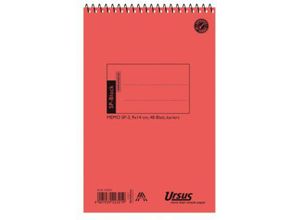 9002244601372 - Ursus Style Notizbuch Spezial Kariert Spiralbindung Pressspankarton Orange unperforiert 96 Seiten 48 Blatt