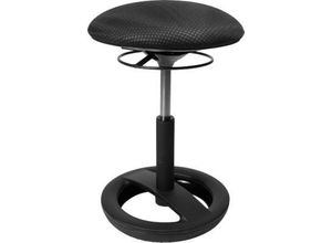 4014296614199 - Fitness-Hocker SITNESS BOB ergonomisches Sitzen Sitzhöhe 440 bis 570 mm schwarz Gestell schwarz pulverbeschichtet