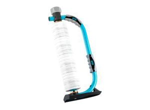 5060288745531 - Stretchfolien Abroller grip® Systems für grip®-Rollen mit einer Breite bis 500 mm ergonomischer Handgriff Aufhängevorrichtung Stahl wasserblau