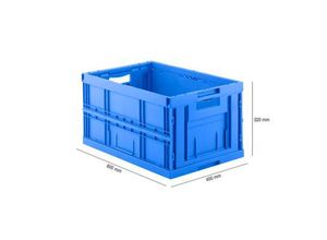 4052939595375 - Faltkasten im EURO-Maß FK E-6320-2 64 l blau