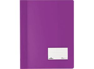 4005546218793 - 25 DURABLE Schnellhefter DURALUX® Kunststoff lila DIN A4 überbreit