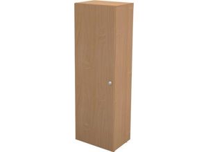 4251898806427 - Genius Flügeltürenschrank TETRIS WALL 5 Ordnerhöhen Türanschlag links B 600 x T 440 x H 1880 mm Buche-Dekor