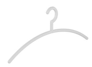 4043572223503 - Kunststoff-Kleiderbügel Rudolf Weber KG Nizza Bügelstärke 12 mm 10 Stück weiß