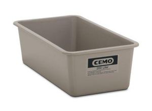 4052886098769 - Großbehälter aus GfK Inhalt 200 l LxBxH 1218 x 620 x 358 mm grau CEMO