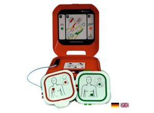 4262483650011 - Defibrillator MedX5 HeartSave YA automatische Schockabgabe Sprachausgabe DE EN Grafikanzeige IP55 mit HLW-Feedback-Sensor