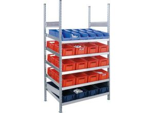 4052941106385 - Komplettregal MBR 3000 Anbaufeld 5 schräge Fachebene 2278 x 500 x 1292 mm