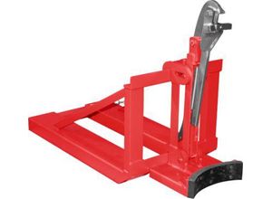 4052462001725 - Fasslifter RS-I 91 für Stapler 1 x 200 220-l-Fässer L 1295 x B 585 x H 925 mm bis 800 kg Stahl Feuerrot