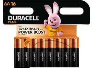 5000394141025 - 141025 ZE-KOM Duracell 141025 Plus-AA CP16 Mignon (AA)-Batterie Alkali-Mangan 15V 16St 141025 5000394141025
