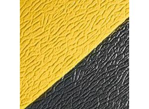 5060087950051 - Anti-Ermüdungsmatte Orthomat® PVC mit Hammerschlagoptik Höhe 9 mm 600 x 900 mm schwarz gelb