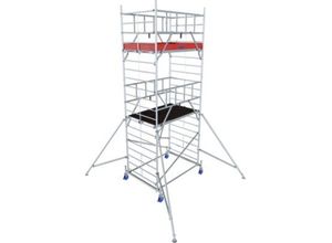 4009199945136 - Alu-Fahrgerüst Krause ProTec XXL 200 kg m² TÜV-geprüft gebremste Rollen L 2000 x B 1400 x H 6300 mm