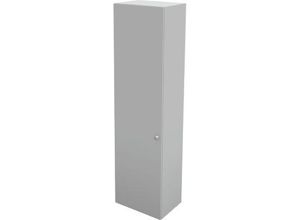 4251898807202 - Genius Garderobenschrank TETRIS WALL 2 Fachboden Türanschlag links B 600 x T 440 x H 2250 mm lichtgrau