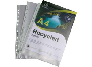 3130630053507 - Prospekthüllen Forever® aus Recycling-Polypropylen genarbt 120µ für DIN A4 25 Stück
